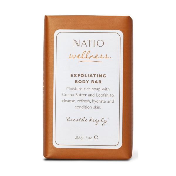 Shop Natio Wellness Exfoliating Body Bar 200g Online