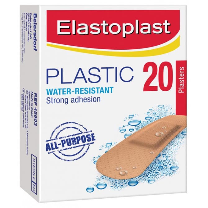 Shop Elastoplast Plastic Water-Resistant Plasters 20 Pack Online