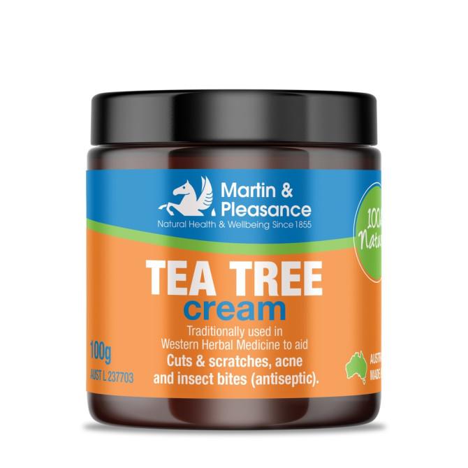 Shop Martin And Pleasance Tea Tree Herbal Cream Jar 100g Online