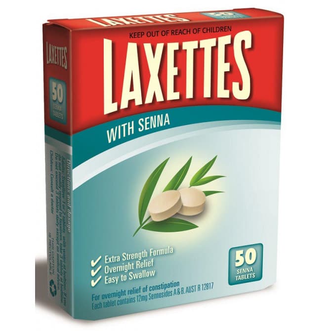 Shop Laxettes Senna Tablets 50 pack Online