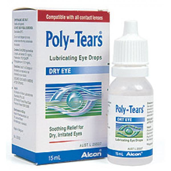 Shop Poly Tears Dry Eye Drops 15ml Online