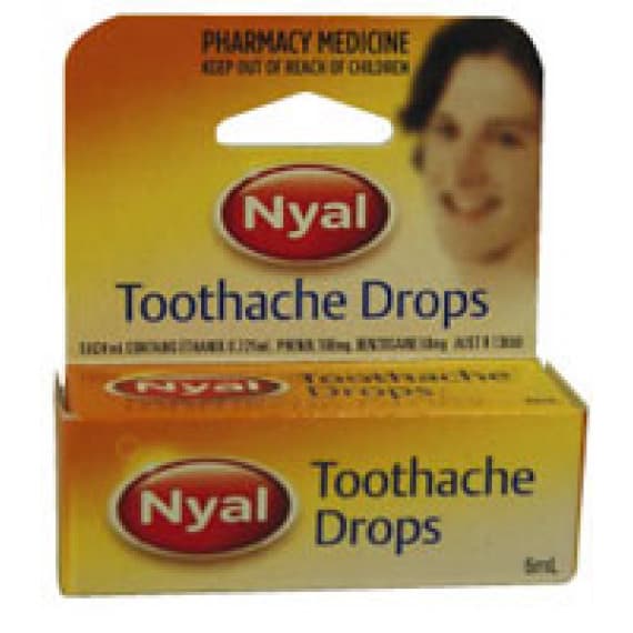Buy Nyal Toothache Drops 6ml Online | Chemist Australia