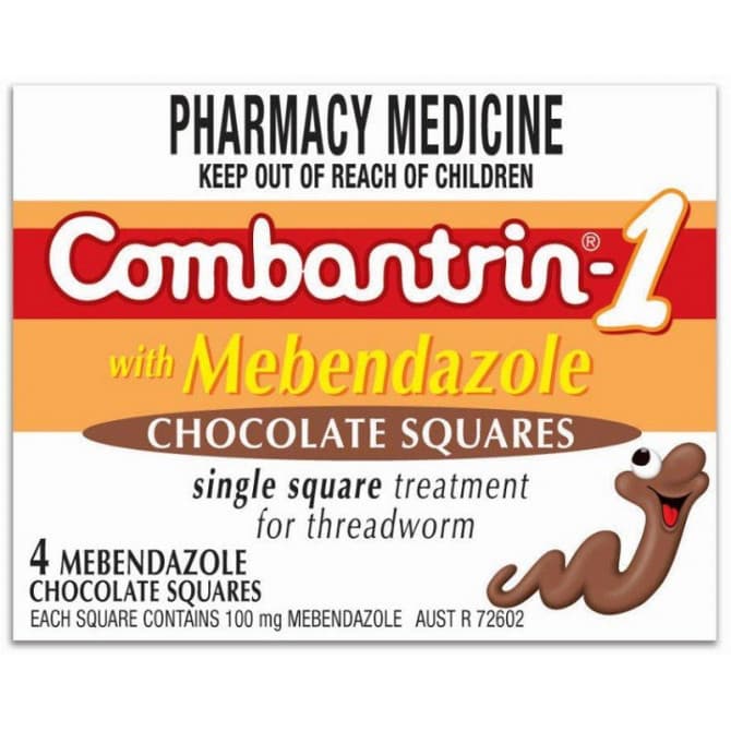 Shop Combantrin 1 4 Chocolate Squares Online