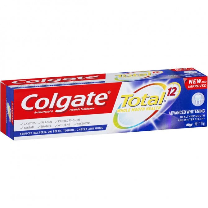 Shop Colgate Total Advanced Whitening Toothpaste 115g Online