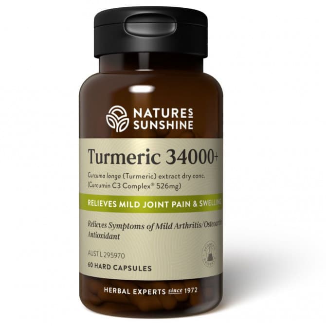 Buy Natures Sunshine Turmeric 34000 Plus 60 Capsules Online