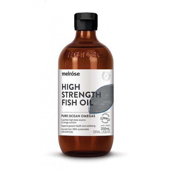 Shop Melrose High Strength Fish Oil 200ml Online