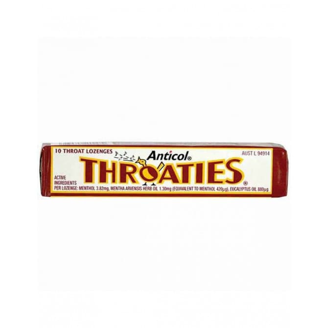 Shop Allens Anticol Throaties Stick 10 Lozenges Online