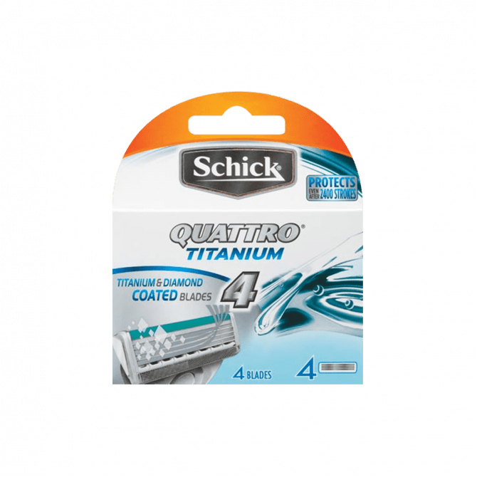 Shop Schick Quattro Titanium Refills 4 Pack Online