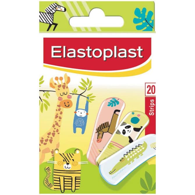 Buy Elastoplast Kids Animal Plasters 20 Strips Online