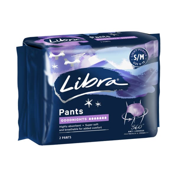 Shop Libra Pant Goodnight Small/Medium 2 Pack Online