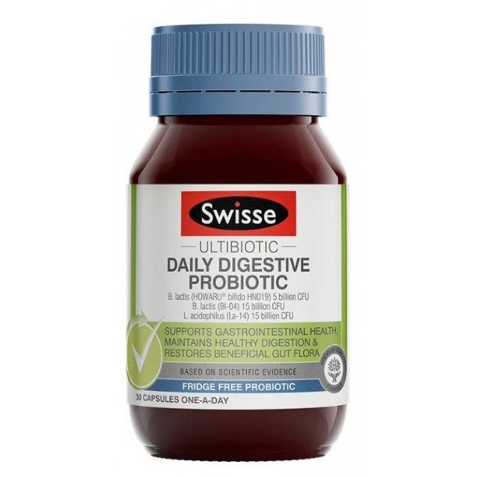 Shop Swisse Ultibiotic Daily Digest Probiotic 30 Tablets Online