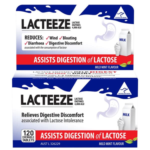 Shop Lacteeze Strength Tablets 120 Tablets Online