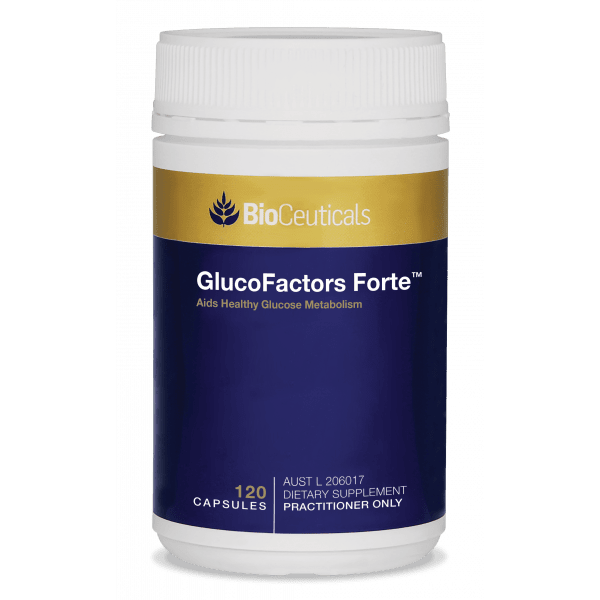 Buy BioCeuticals GlucoFactors Forte 120 Capsules Online