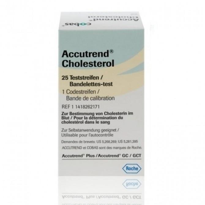 Buy Accutrend Cholesterol Test Strips 25 Online Chemist Australia