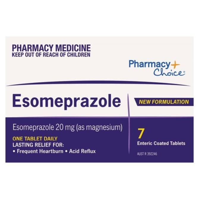 Shop Pharmacy Choice Esomeprazole Heartburn Relief 14 Capsules Online