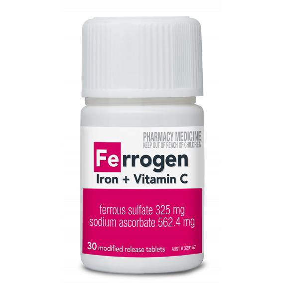Buy Ferrogen Iron + Vitamin C 30 Tablets Online Chemist Australia