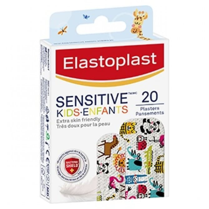 Shop Elastoplast Sensitive Kids Animals 20 Pack Online