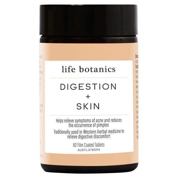 Shop Life Botanics Skin Plus Digestion Tab 60 Capsules Online