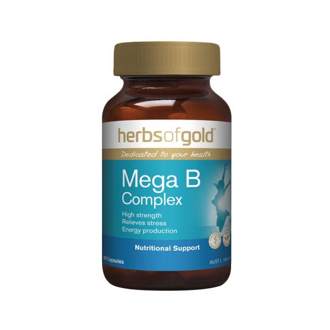 Shop Herbs Of Gold Mega B Complex 60 Capsules Online