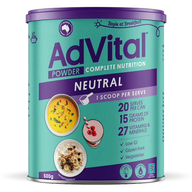 Buy Advital Powder Complete Nutrition Online Chemist Australia