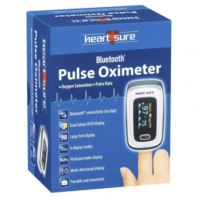 Shop HeartSure A380 Bluetooth Pulse Oximeter Online