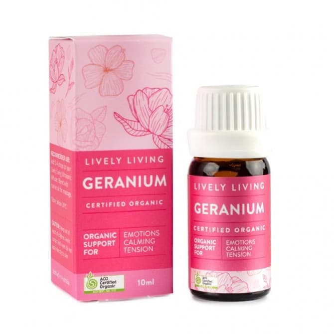 Shop Lively Living Geranium Organic 10ml Online