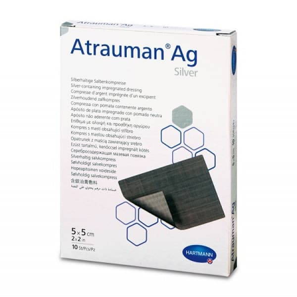 Shop Hartmann Atrauman Ag 5x5cm x10 Online