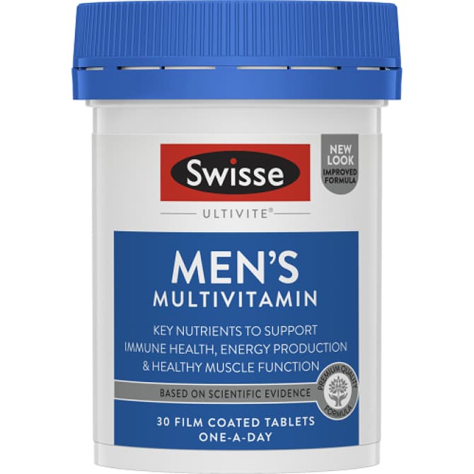 Shop Swisse Ultivite Men's Multivitamin 30 Tablets Online