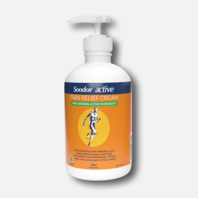 Shop Soodox Active Pain Relief Cream 500ml Online