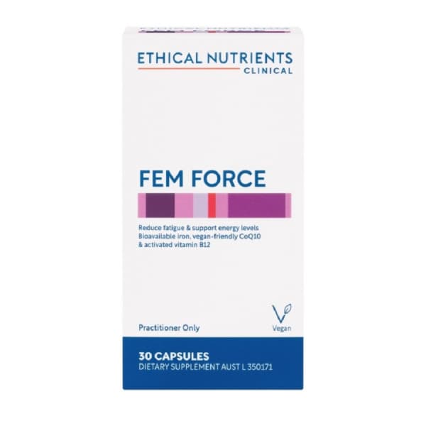 Shop Ethical Nutrients Clinical Fem Force 30 Capsules Online