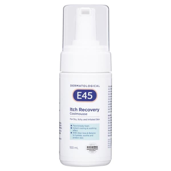 Buy E45 Itch Recovery Cool Mousse 100ml Expiry Date 04/26 Online