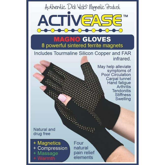 Shop Body Assist Activease Magno Gloves Black Small Online