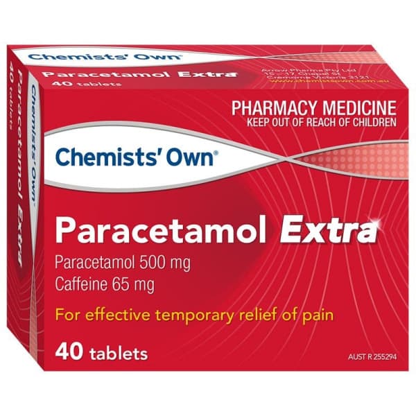 Buy Chemists Own Paracetamol Extra 40 Tablets Online