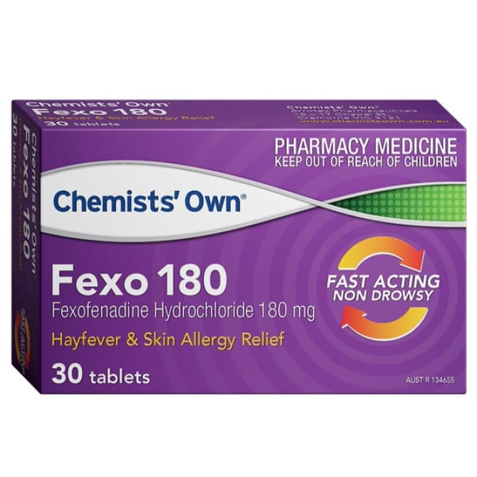 Shop Chemists Own Fexo 180mg 30 Tablets Online