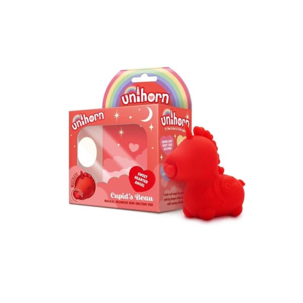 Shop Unihorn Cupids Beau Nuzzling Nose Massager Red Online