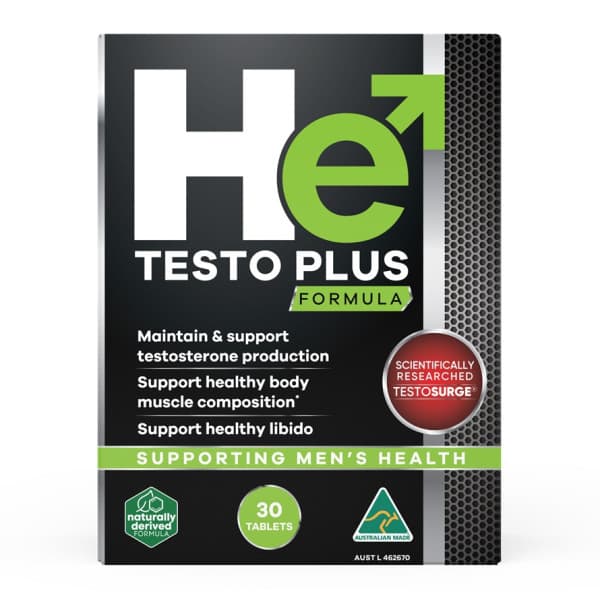 Shop He Testo Plus Formula 30 Tablets Online