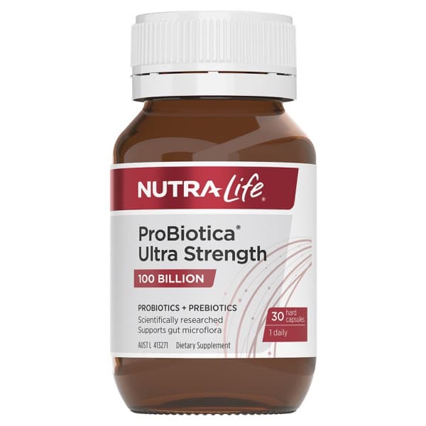 Shop Nutra Life Probiotica Ultra Strength 100 Billion 30 Capsules Online