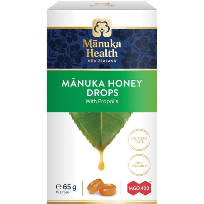 Shop Manuka Health Manuka Honey Drops Propolis 15 Pack 65g Online