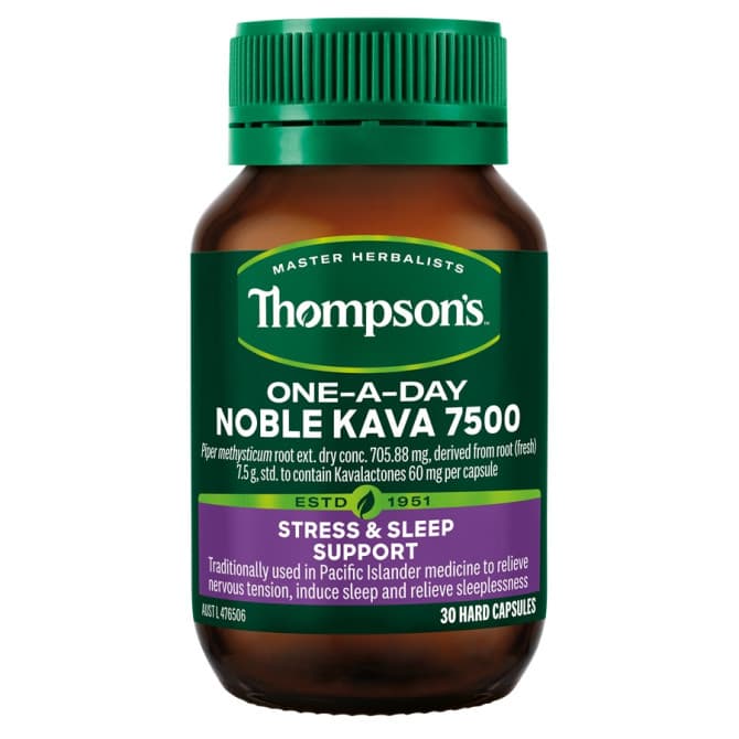 Buy Thompsons Noble Kava 7500 Capsules 30 Online