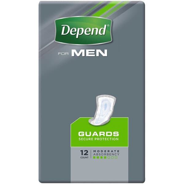 Shop Depend For Men Guards Secure Protection 12 Count Online