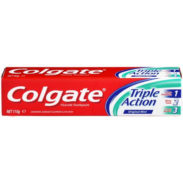 Shop Colgate Triple Action Toothpaste 110g Online