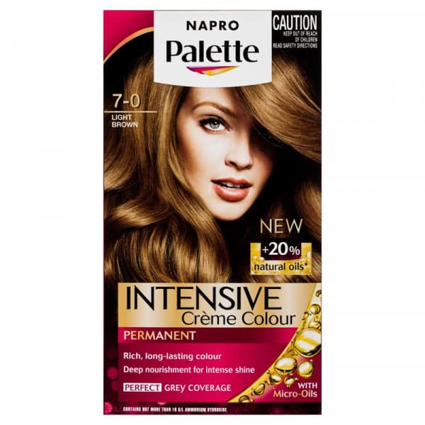 Shop Napro Palette Permanent Hair Colour 7-0 Light Brown Online
