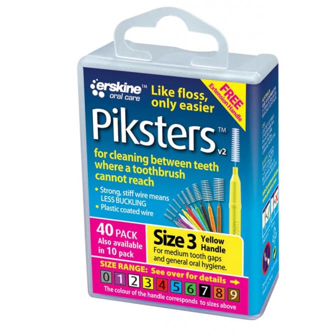 Shop Piksters Size 3 Yellow 40 Pack Online