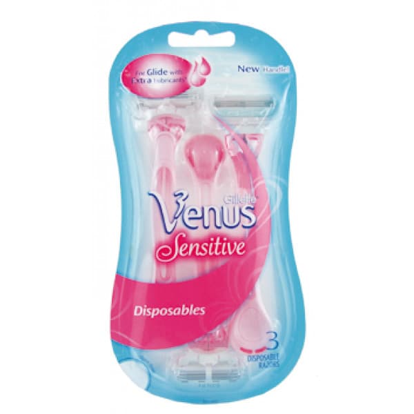 Shop Gillette Venus Sensitive Disposable Razors 3 Pack Online