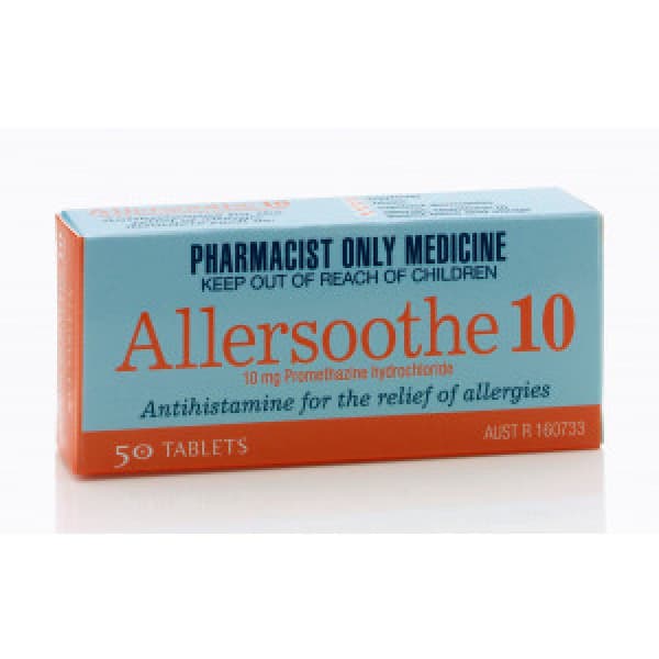 Shop Allersoothe 10mg Tablets 50 S3 Online