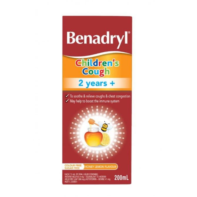 Buy Benadryl Childrens Cough 2yrs plus 200ml Online