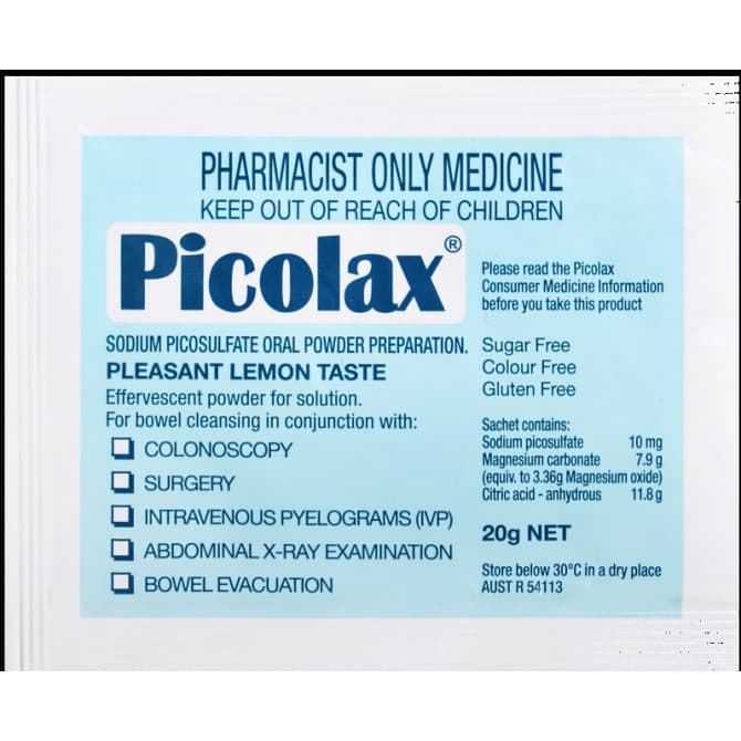 Buy Picolax Powder Lemon Single Sachet 20g (S3) Online | Chemist Australia