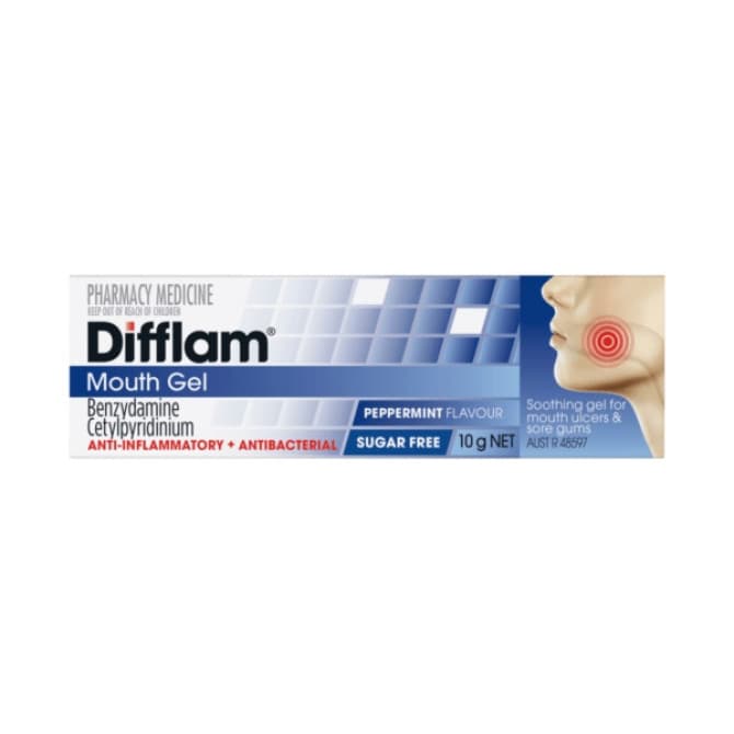Shop Difflam Anti Inflammatory Mouth Gel 10g Online