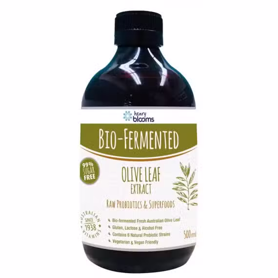Buy Henry Blooms Olive Leaf Probiotic Online Chemist Australia