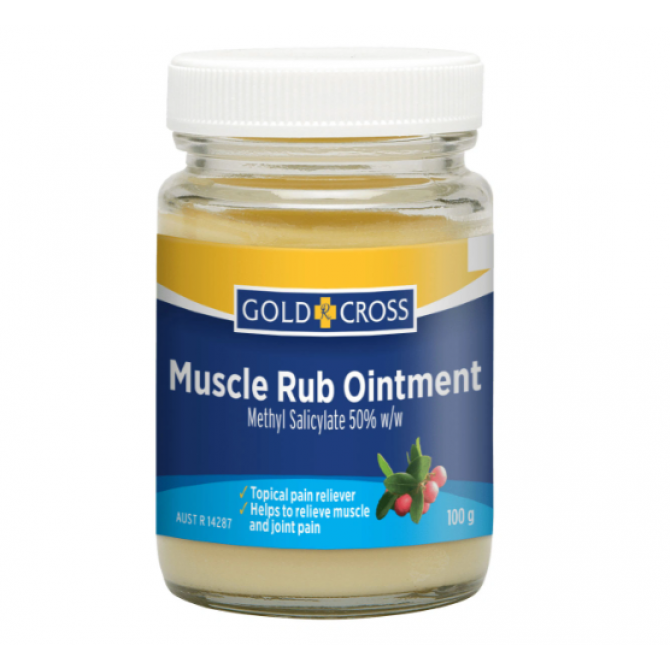 Buy Gold Cross Muscle Rub Ointment 100g Online